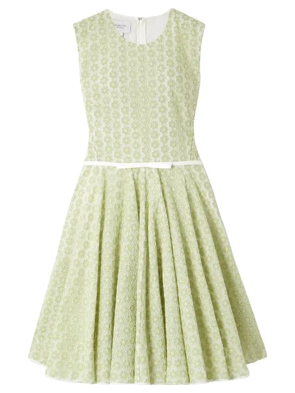 Giambattista Valli Guipure Lace Mini Dress - Nude