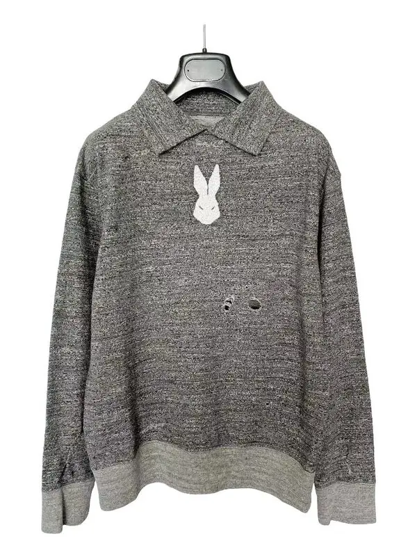 MAISON MARGIELA Logo Pullover - Gray