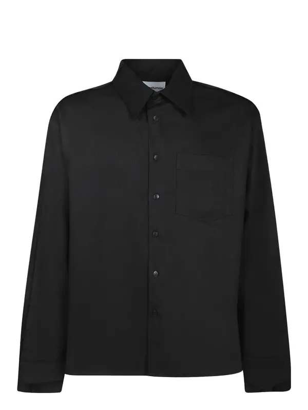 COSTUMEIN Richard Twill Overshirt Jacket - Black