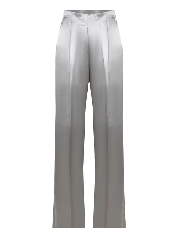 Alberta Ferretti High-waisted Trousers - Grey