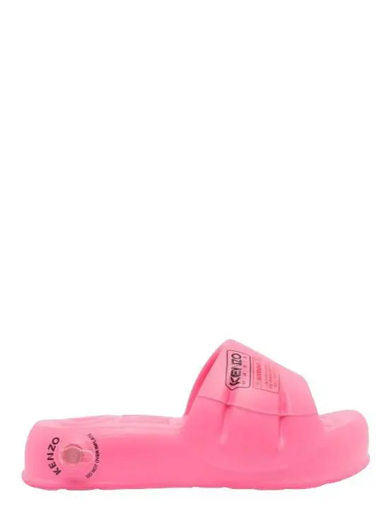 Kenzo Logo Detail Slides - Pink