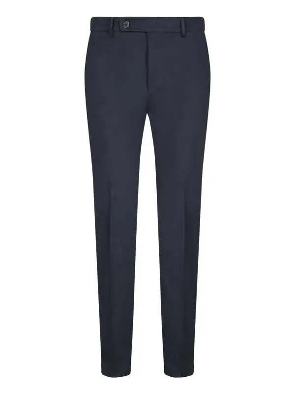 Incotex Tapered Wool Pants - Blue