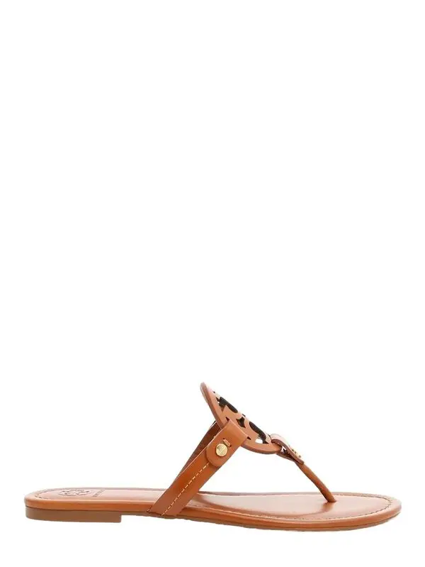 Tory Burch Miller Flat Sandals - Brown