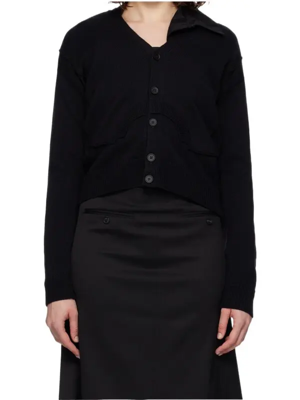 MAISON MARGIELA Wool Cardigan - Black