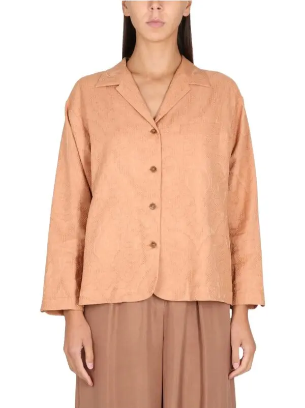 ALYSI Long Sleeve Buttoned Jacket - Pink