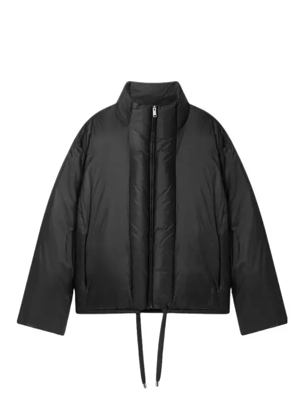 Axel Arigato Padded Nylon Zip-up Jacket - Black