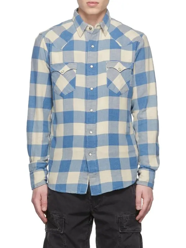 Ralph Lauren Gingham-print Shirt - Blue