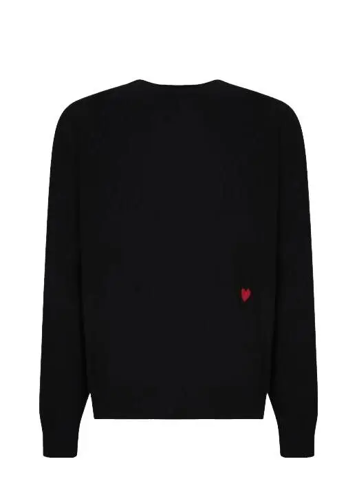 Moschino Little Heart Pullover - Black