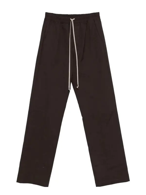 Rick Owens Drawstring Cuffed Trousers - Black
