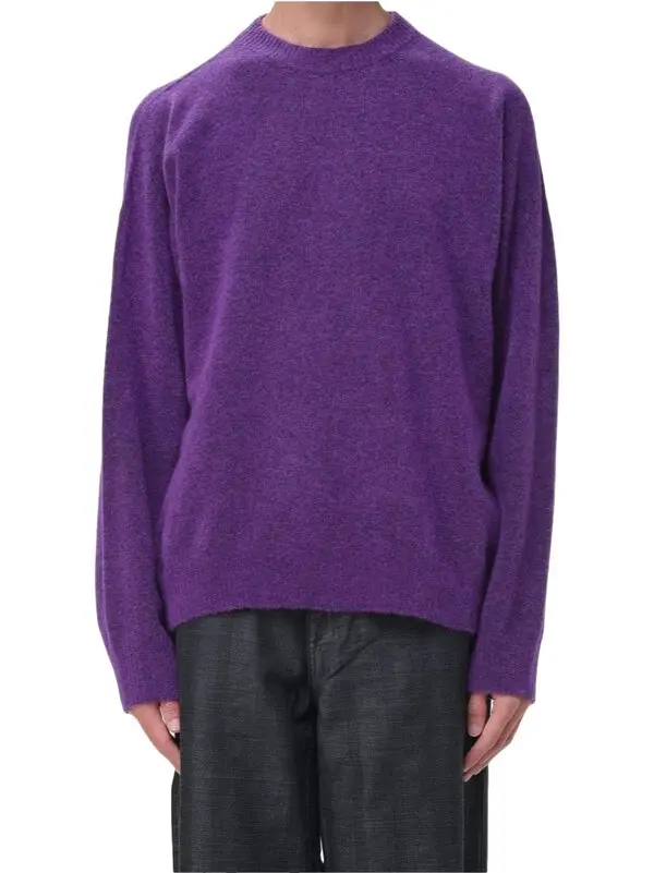 ROBERTO COLLINA Long-sleeved Knitwear - Purple