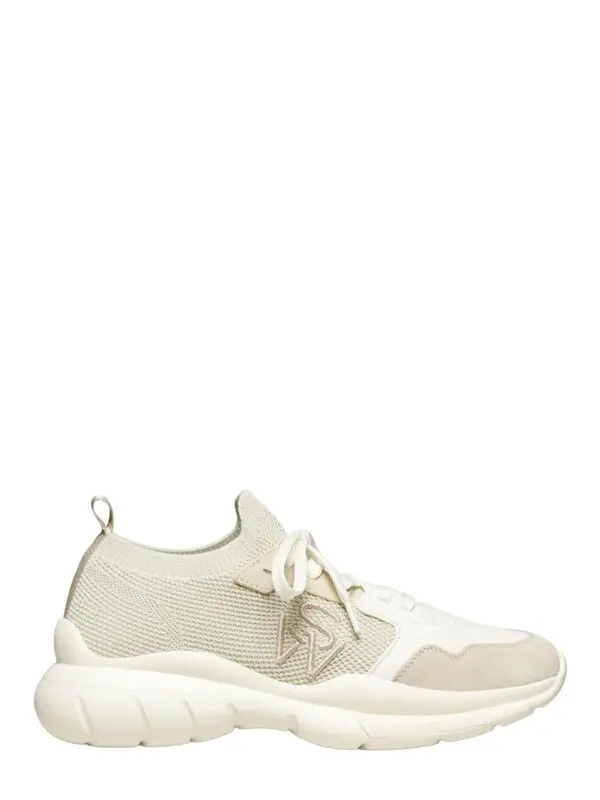 STUART WEITZMAN Logo Low-cut Sneakers - White