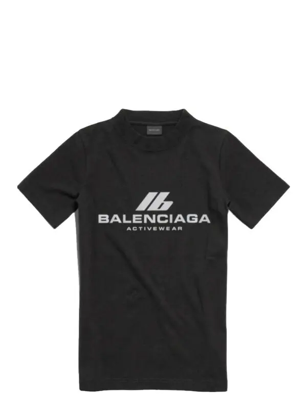 Balenciaga Activewear Fitted T-shirt - Black