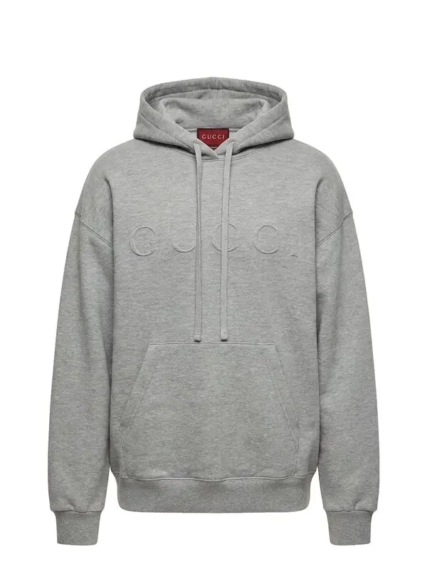 Gucci Extra Fine Knit Hooded Sweater - Light Gray
