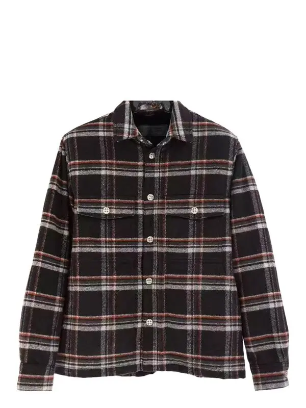 Chrome Hearts Plaid Shirt - Black