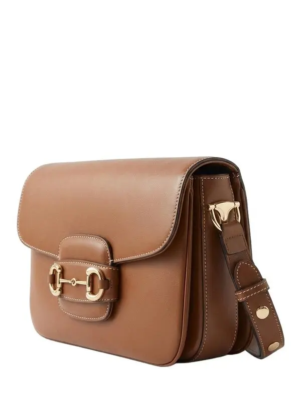 Gucci Horsebit 1955 Soft Small Shoulder Bag - Brown