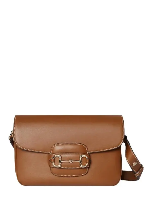 Gucci Horsebit 1955 Soft Small Shoulder Bag - Brown