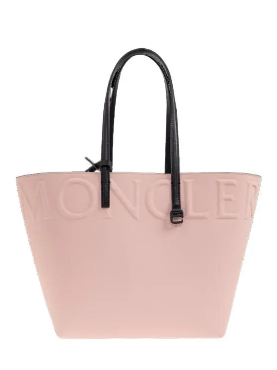 Moncler Logo Tote Bag - Soft Pink