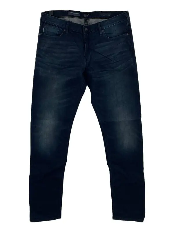 Emporio Armani Slim Fit Dark Wash Jeans - Black