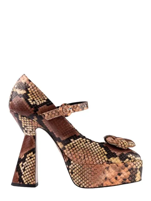 MOROBE Logo High-heeled Sandals - Multicolor