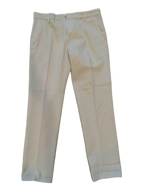 DONDUP Tailored Logo Trousers - Gray