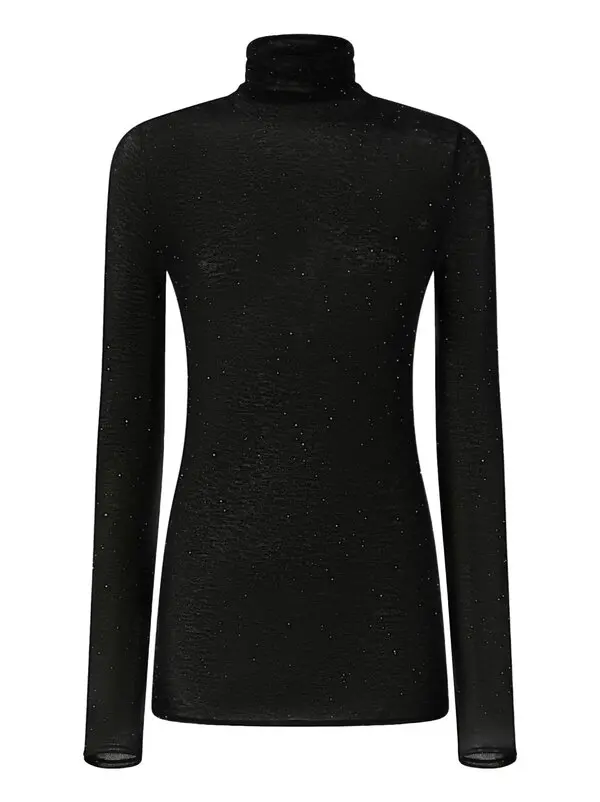 Pinko Moss Turtleneck Sweater - Black
