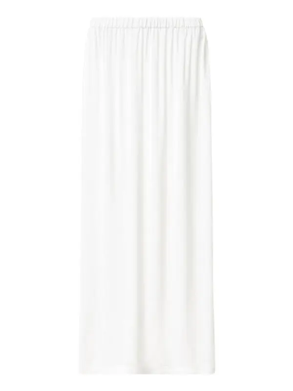 Fabiana Filippi Duchess-satin Maxi Skirt - White