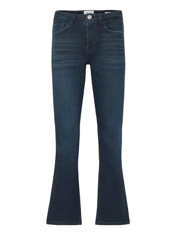 FRAME Belt Ring Denim Trousers - Blue