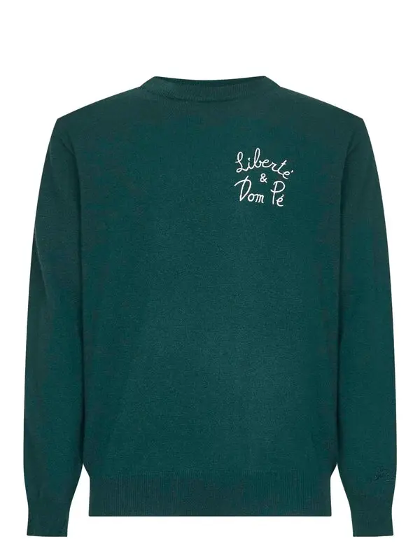 MC2 SAINT BARTH Ribbed Crewneck Sweater - Green