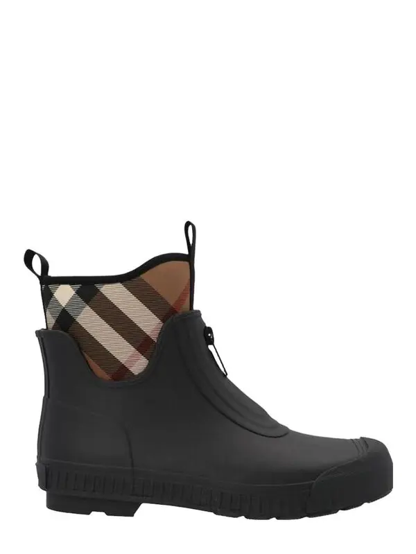 Burberry Vintage Check Rain Boots - Black