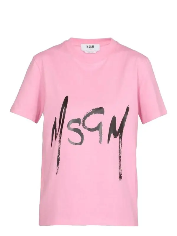 MSGM Logo T-shirt - Pink