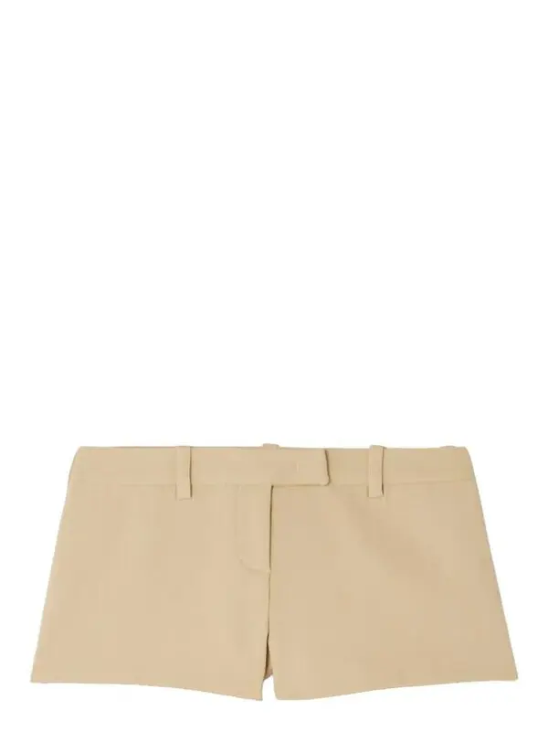 THE FRANKIE SHOP Roma Woven Shorts - Beige