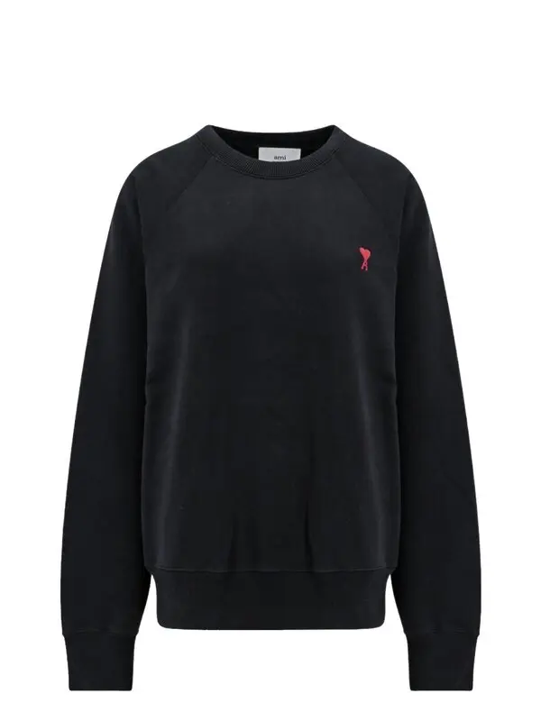 Ami De Coeur Crewneck Sweatshirt - Black