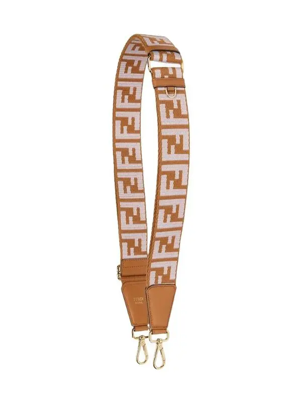 Fendi Two-tone Ribbon Shoulder Strap - Brown