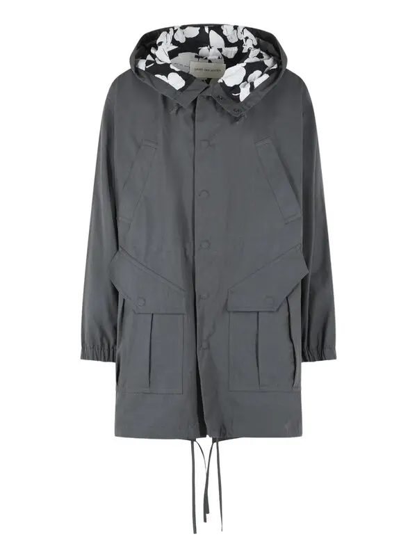 Dries Van Noten Voxer Hooded Parka - Grey