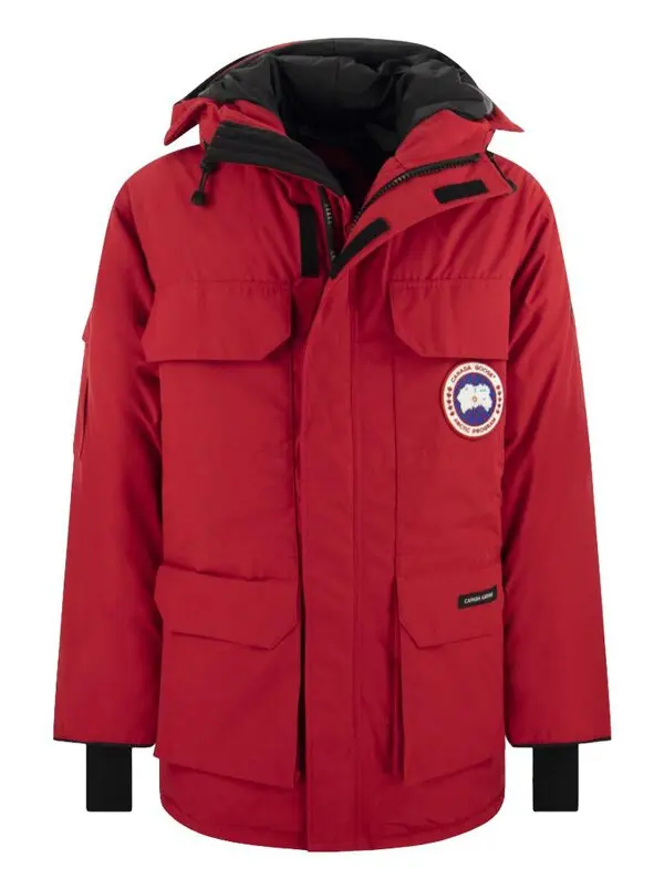 Canada Goose Expedition Hooded Parka - Red
