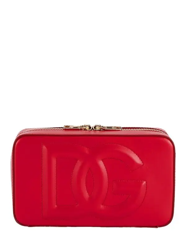 Dolce & Gabbana Logo-embossed Camera Bag - Red
