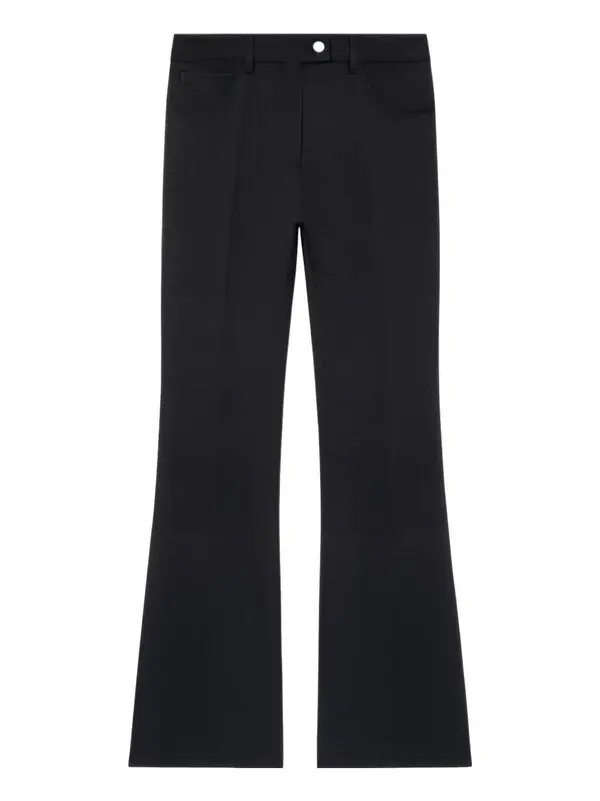 COURREGES Courrèges 70s Twill Bootcut Pants - Black
