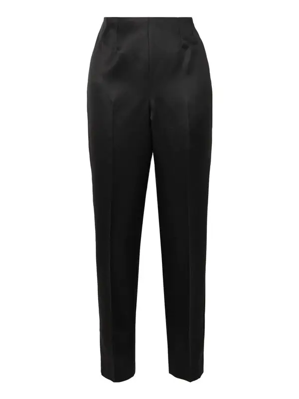 Gabriela Hearst Tapered Pleated Trousers - Black