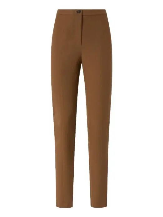 Pinko Pleated Tapered Trousers - Brown