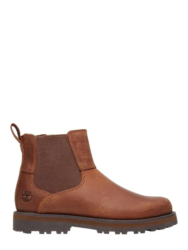 Timberland Round Head Chelsea Boots With Side Zipper - Brown