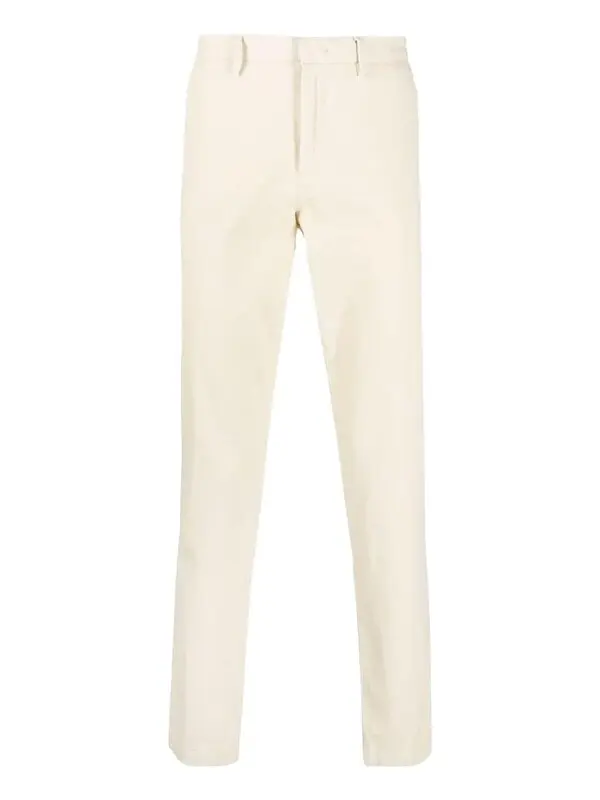Hugo Boss Mid-rise Slim-fit Chinos - White