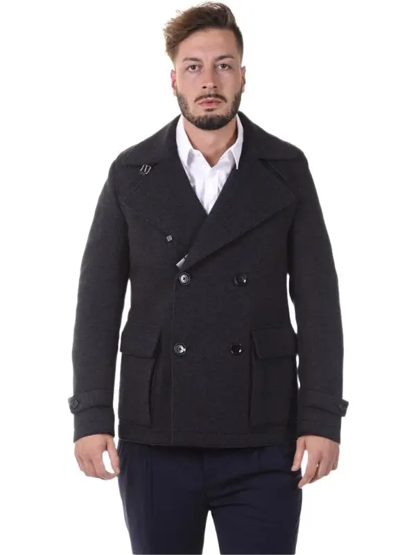 Hugo Boss Double-breasted Jacket - Black