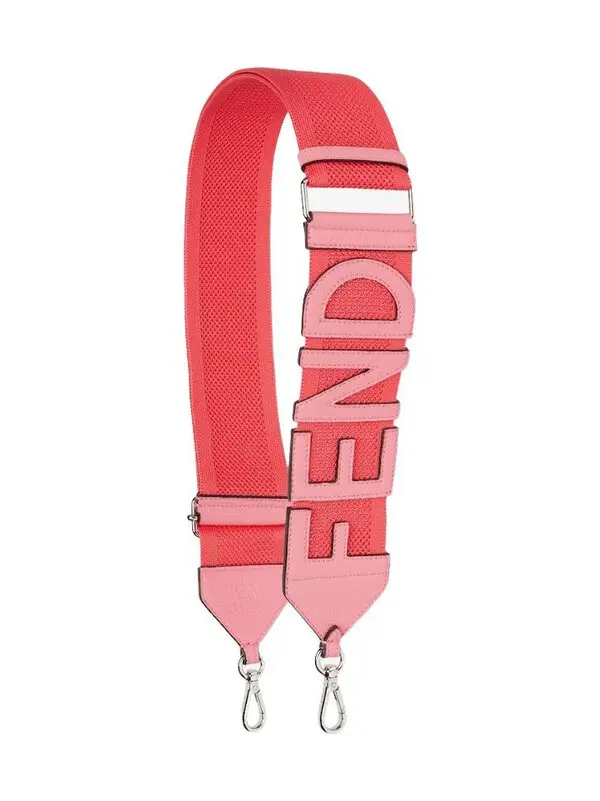 Fendi Pink Ribbon Shoulder Strap - Red