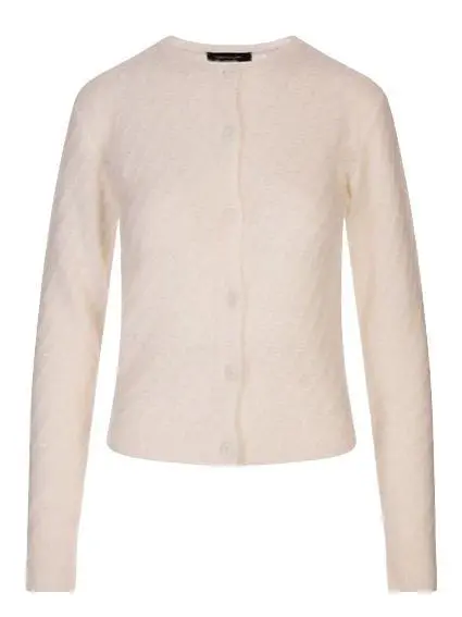 Fabiana Filippi Sequin-embellished Crochet Cardigan - Nude