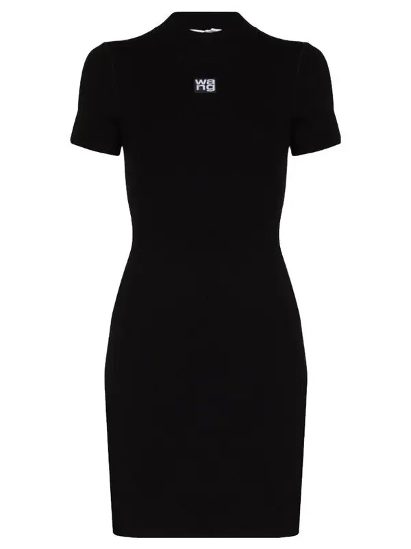 Alexander Wang Logo Dress - Black