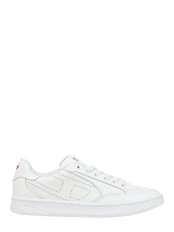 DIESEL® S-dakota Perforated Logo Sneakers - White