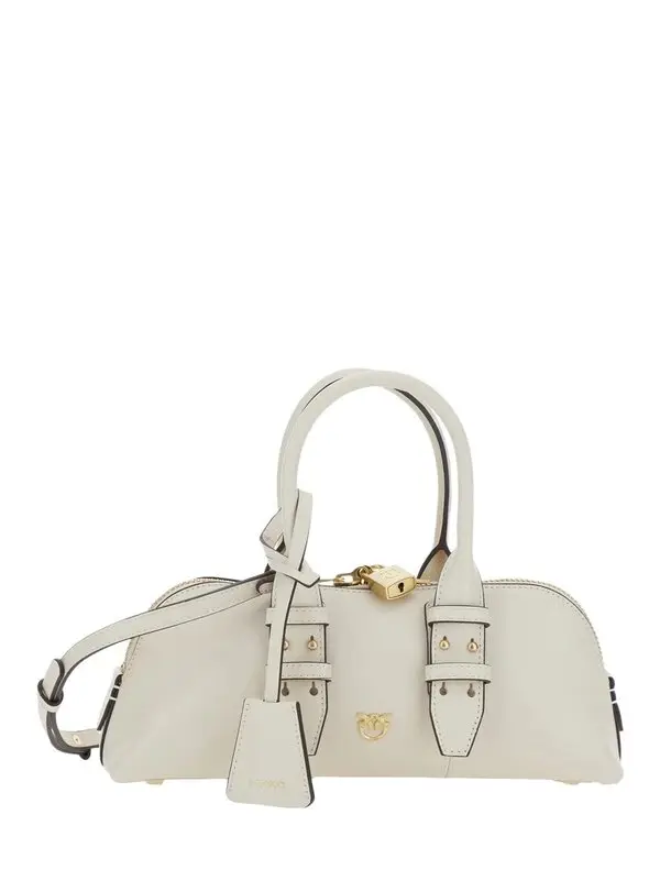 Pinko Small Escape Bowling Bag - Nude