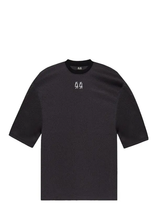 44 LABEL GROUP Logo Printed Crewneck T-shirt - Black
