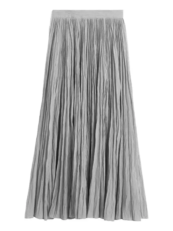TOTEME A-line Midi Skirt - Light Grey