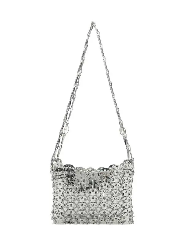 Rabanne Iconic 1969 Nano Shoulder Bag - White